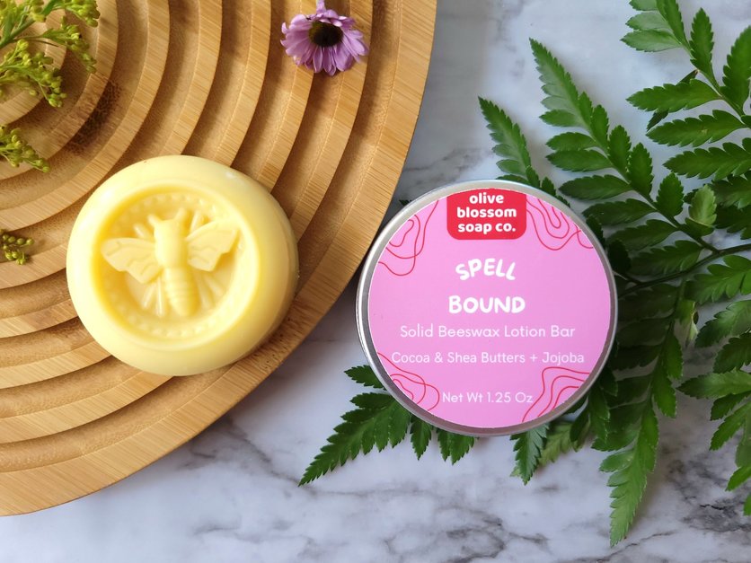 Love Spell Solid Lotion Bar | Olive Blossom Soap Co.